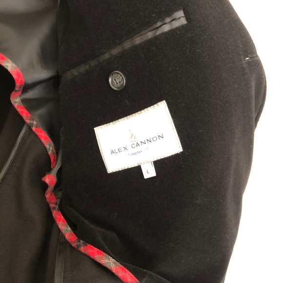 Alex Cannon | Suits & Blazers | Alex Cannon Black Velvet 3button ...